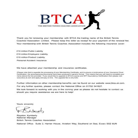 BTCA_Membership | PDF