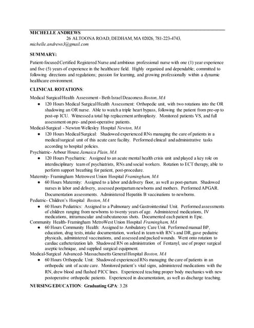 Resume of Doctor (MBBS) | PDF