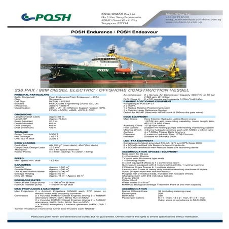 Posh-Endurance-Endeavour-Specs-13Oct2014 | PDF