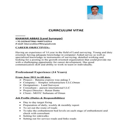 Qaisar Ayub CV | DOCX