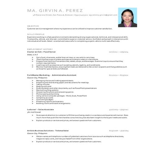 ma girvin perez resume 8514 | DOCX