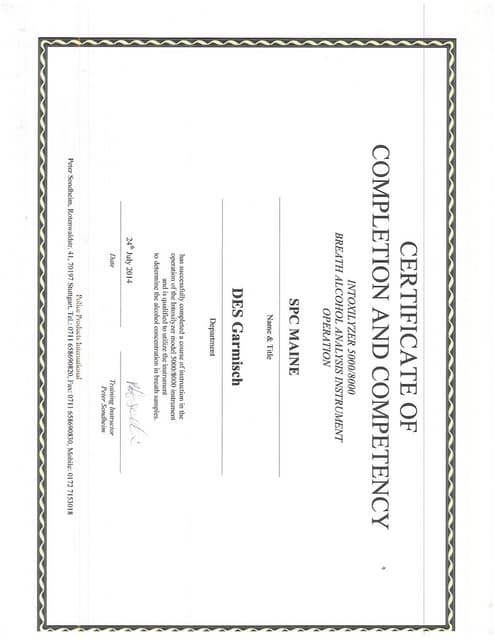 Army recuriter course cert | PDF