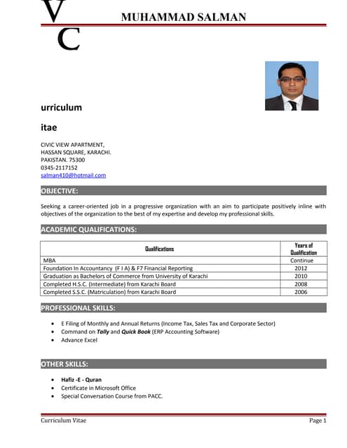 Nasir cv | PDF