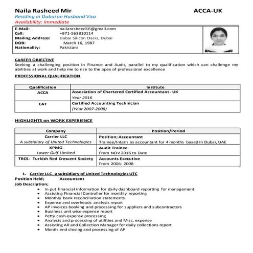 Naila Rasheed-Resume | PDF