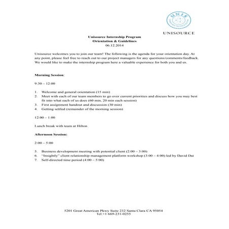 internship program guideline | PDF