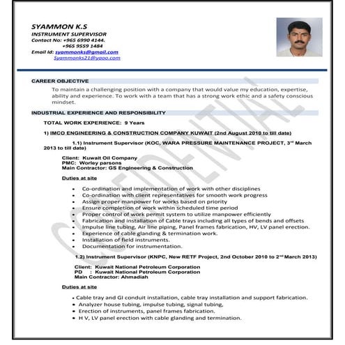 Noel CV | DOC