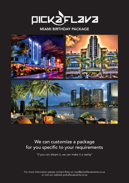 Pick a Flava Cape Town flyer | PDF