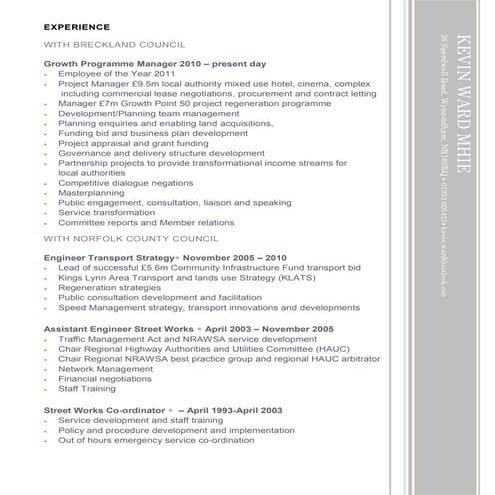 CV Carol Grimsey 2015 | PDF