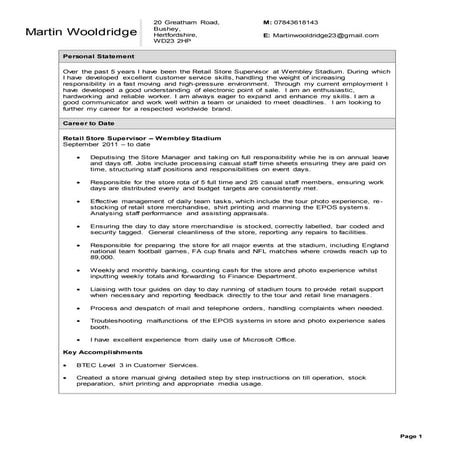 Joseph Smith CV | DOCX