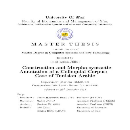 Master Thesis | PDF