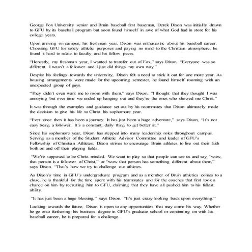 derek.dixon | DOCX | College Football | College Sports