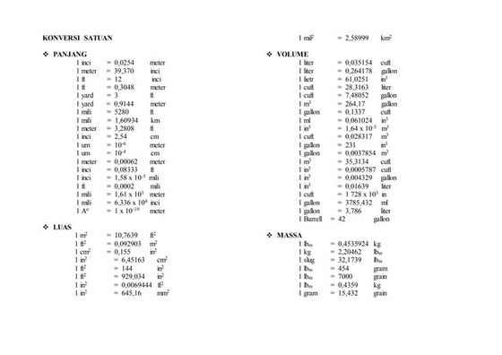Civil engineering Unit Conversions | PDF