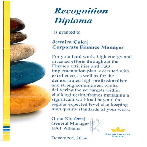 Recognition diploma_BAT | PDF