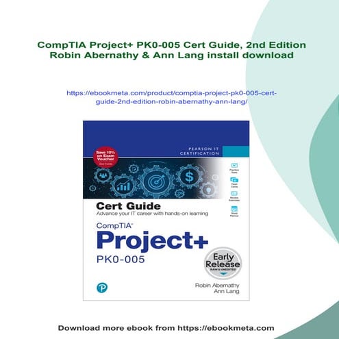CompTIA Project+ PK0-005 Cert Guide, 2nd Edition Robin Abernathy & Ann ...