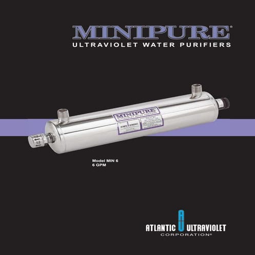 Minipure Ultraviolet Water Purifiers | PDF