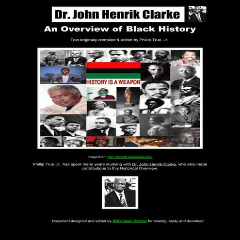 An Overview of Black History-Dr. John Henrik Clarke | PDF