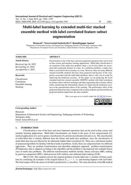 Multi Label Learning By Extended Multi Tier Stacked Ensemble Method With Label Correlated