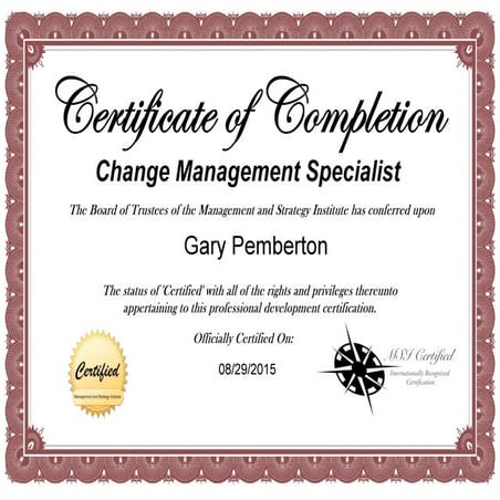CMS Certificate | PDF
