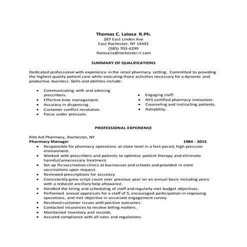 tcl resume 4 | DOCX