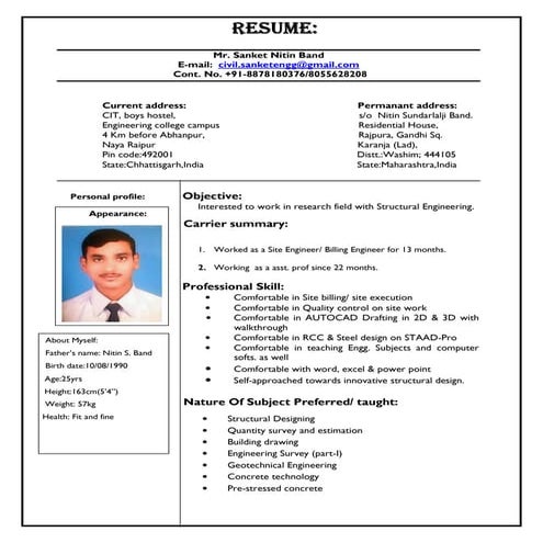 mod resume 6 | PDF