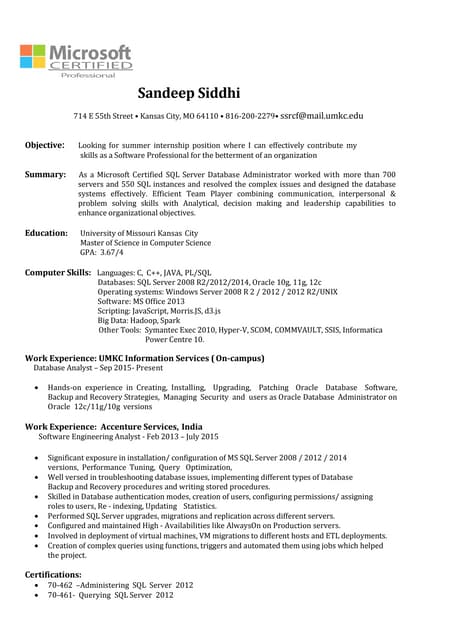 Executive Resume | DOCX