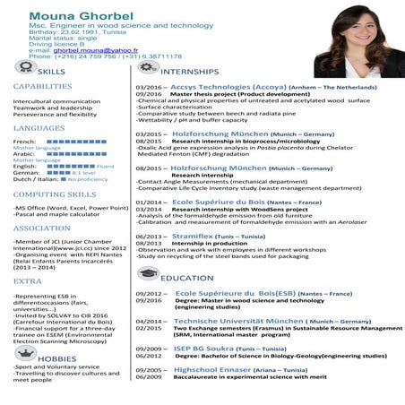 mouna_ghorbel_CV_English | PDF