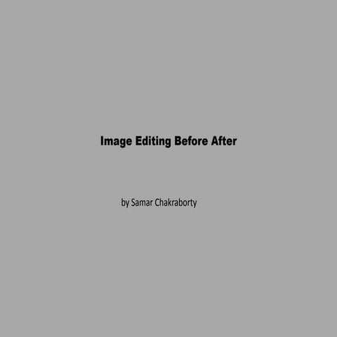Image Editing Before After | PPTX