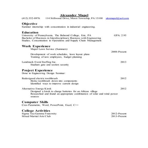 updated resume | DOCX