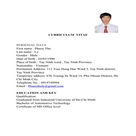 CurriculumVitae | DOC