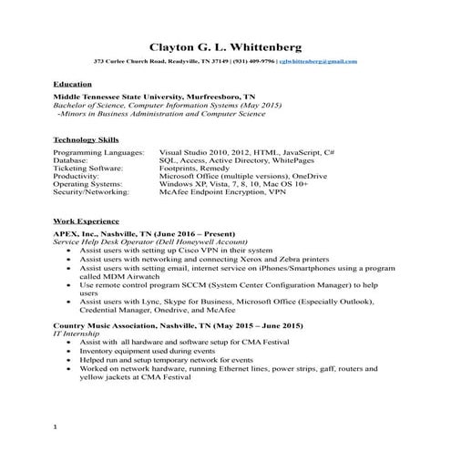 Noah Kelley - Resume | PDF