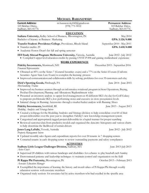 Deangelo T. Moore Final Resume 2016 | PDF