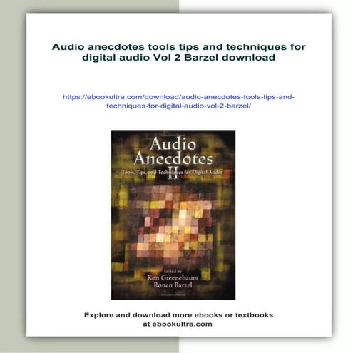 An Introduction to Music Technology Dan Hosken | PDF