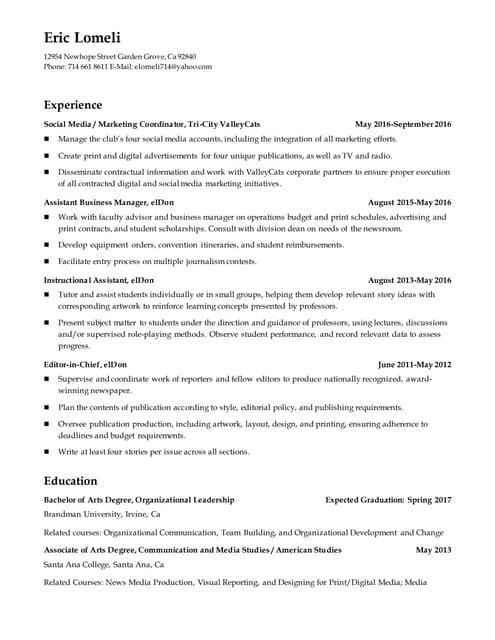 EricFlatness_Resume_91715 | PDF | Desktop Publishing | Computer Software and Applications