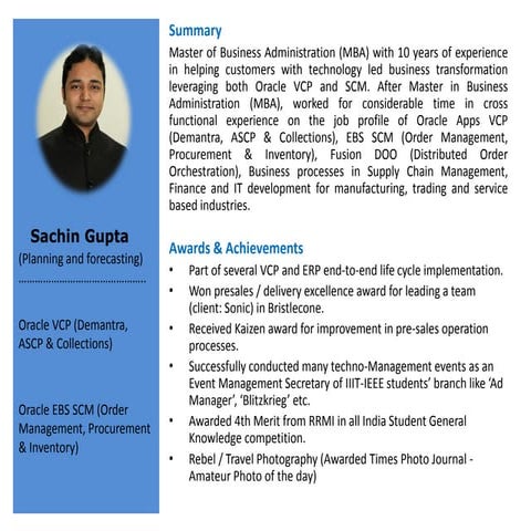 Sachin Gupta 1pg | PDF