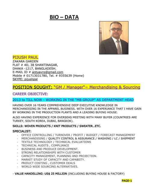 Pijush Paul presentations