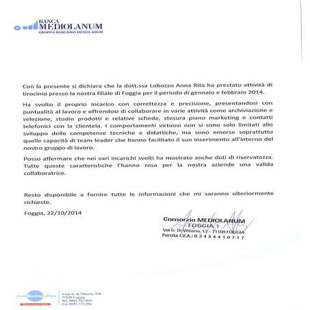 Dott.ssa Lobozzo | PDF