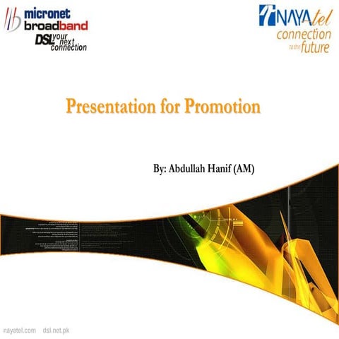 Presentation For Promotion | PPTX
