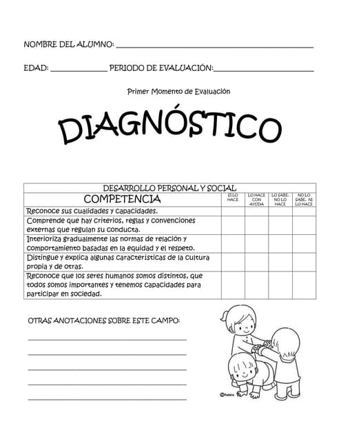 Diagnostico 2° grado | PDF