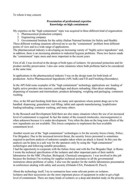 Isolators ICOH presentation | PPT