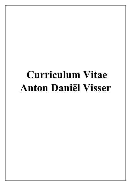 RM - CV | DOC | Education