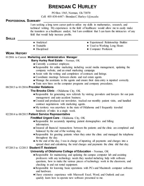 Professional resume draft 2015 copy | PDF