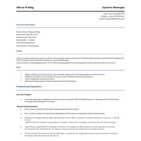 Douglas Ciriacks Resume | DOCX