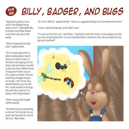 Billy and Friends: Billy, Badger, and Bugs | PPT