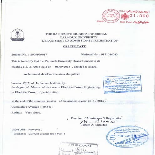 master certificate.1 | PDF