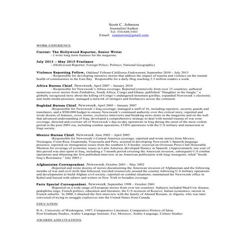 resume AW | PDF