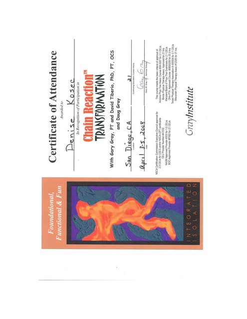 Denise's work history | PDF