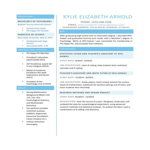 General Resume | PDF