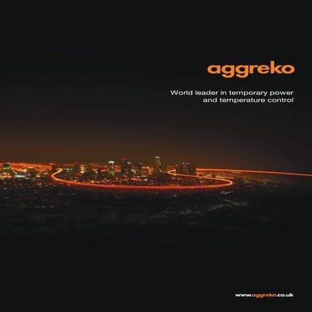Aggreko-Services-Brochure | PDF