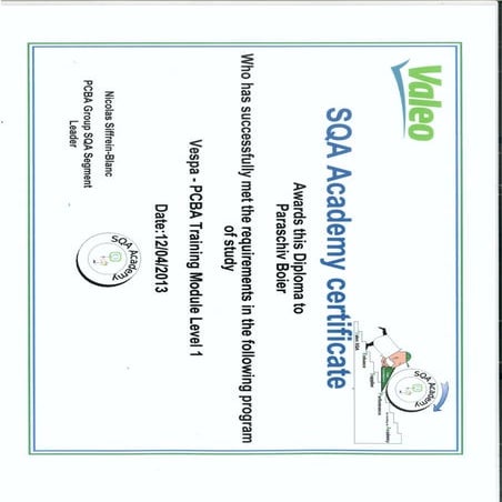 diploma PCBA Academy level 1 | PDF | Education