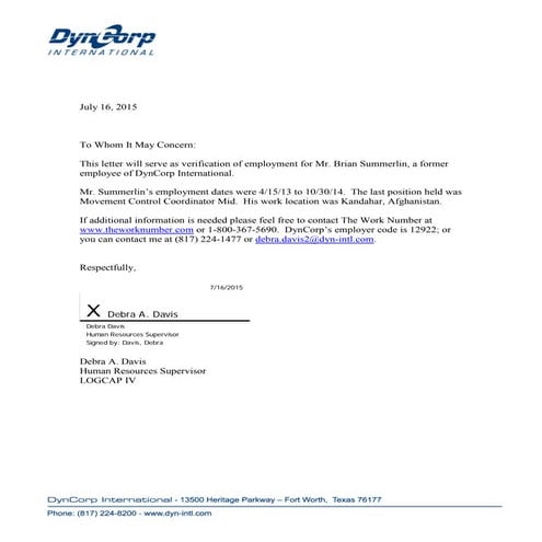 DynCorp_VOE | PDF